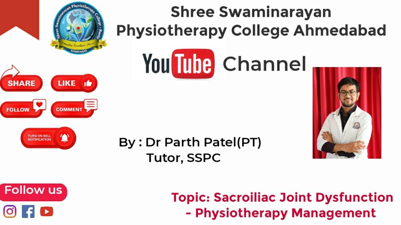 Sacroiliac Joint Dysfunction -Physiotherapy Management| Dr Parth Patel (PT), Tutor,SSPC - YouTube