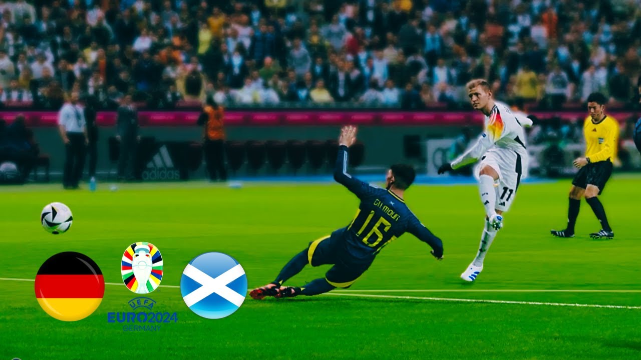 GERMANY VS SCOTLAND - UEFA EURO 2024 GROUP STAGE ! PC GAMEPLAY - YouTube