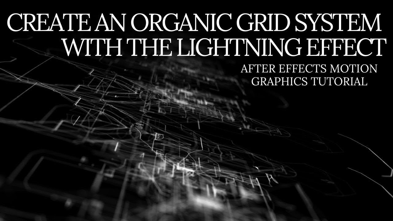 How To Create An Amazing 3d Grid Effect With The Lightning Effect In ...