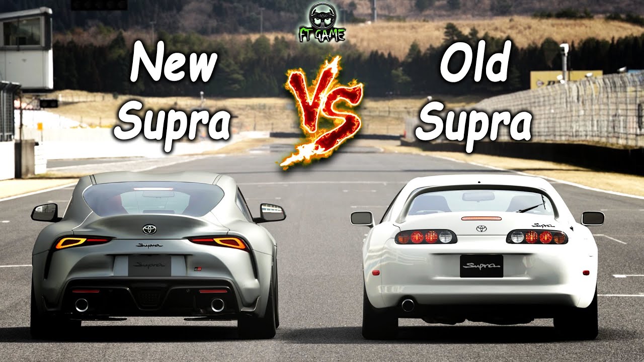 2019 Toyota Supra vs 1997 Supra - Drag, Rolling & Brake! | GT Sport ...
