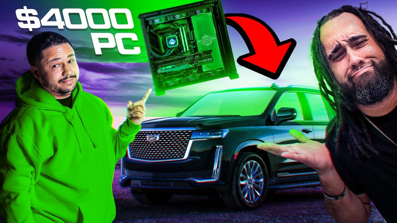 We Built a Gaming PC in Our Owner's Car - YouTube