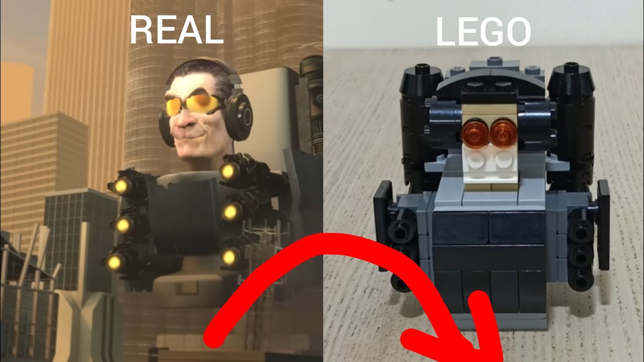 Building Lego G-MAN TOILET (Easy Tutorial) (Full Tutorial) # ...