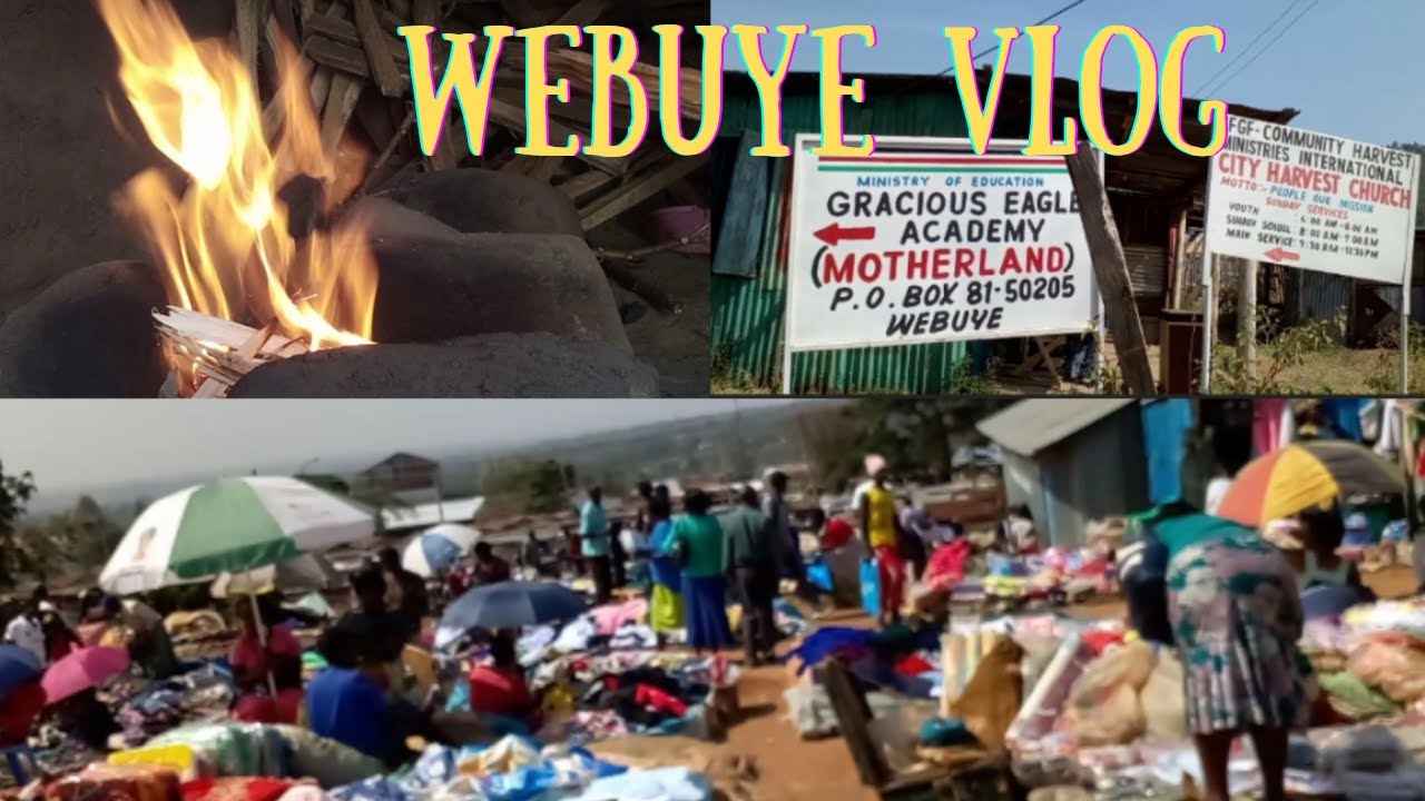How to light 3 Stone fire || African Village life || Webuye Market day ...