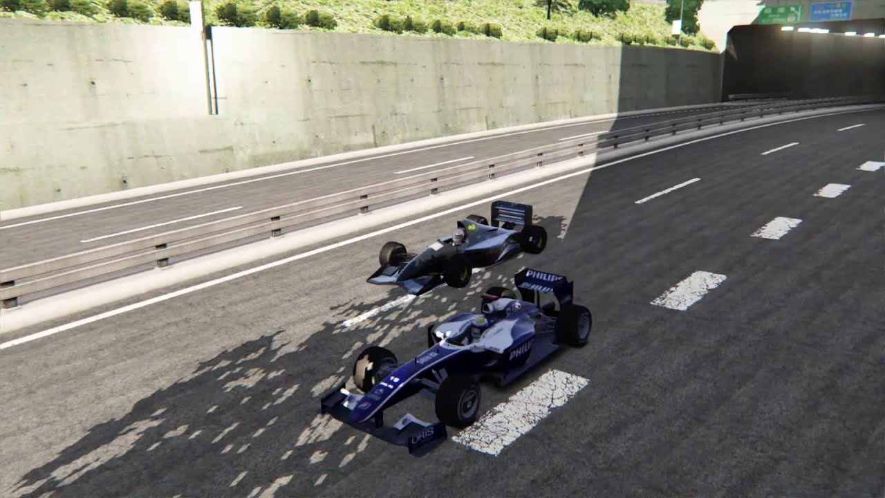 F1 Race Tokyo C1 Shuto Expressway Outer Loop 首都高 外回り Assetto Corsa ...