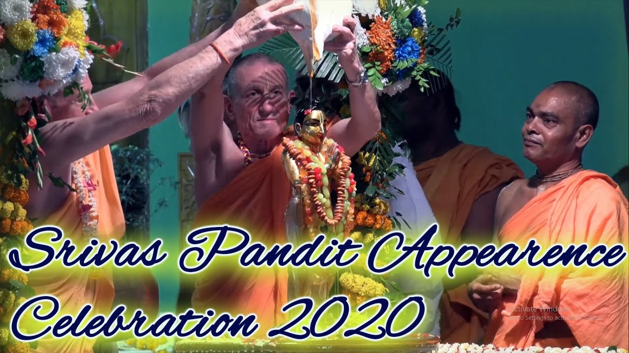 Srivas Pandit Appearence Day Celebration 2020 - YouTube