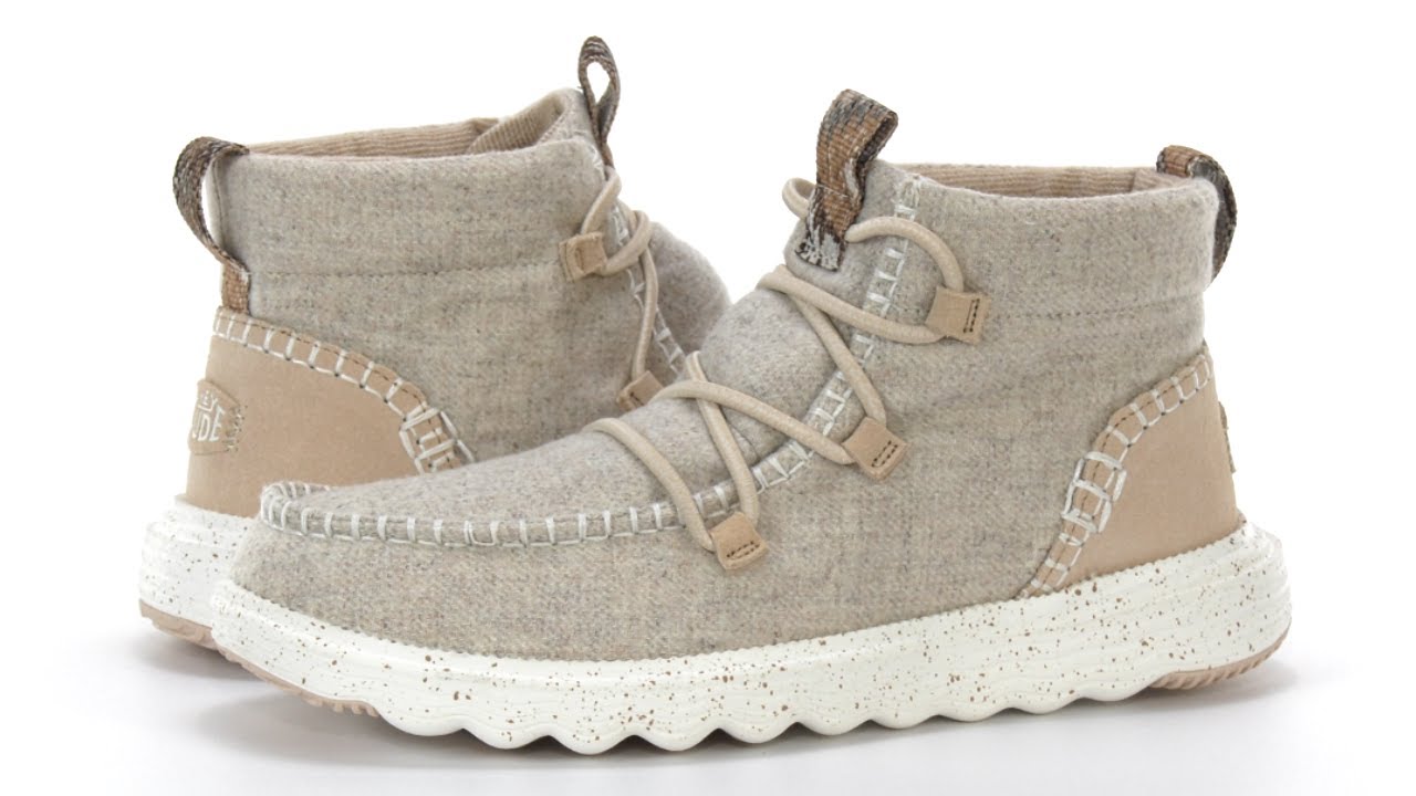 Hey Dude Reyes Boot Wool SKU: 9883941 - YouTube