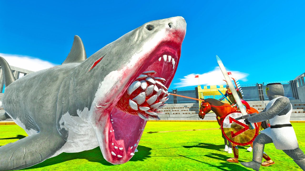 Aquatic Units Team VS Ancient Humans & Modern Humans - Animal Revolt ...