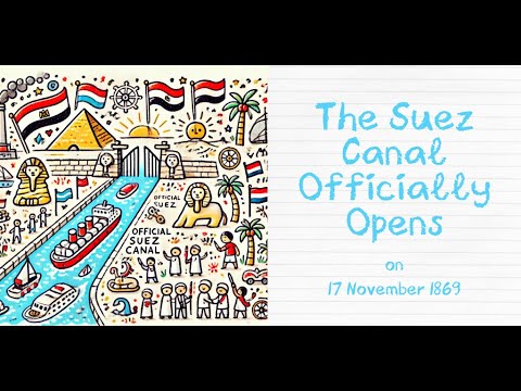 [Today in History] 17 November 1869 – The Opening of the Suez Canal ...