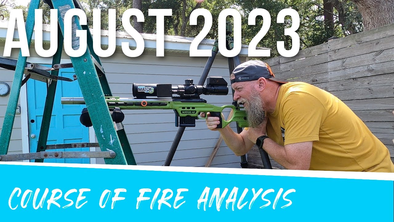 August 2023 Course of Fire COF Analysis for the NRL22 - YouTube