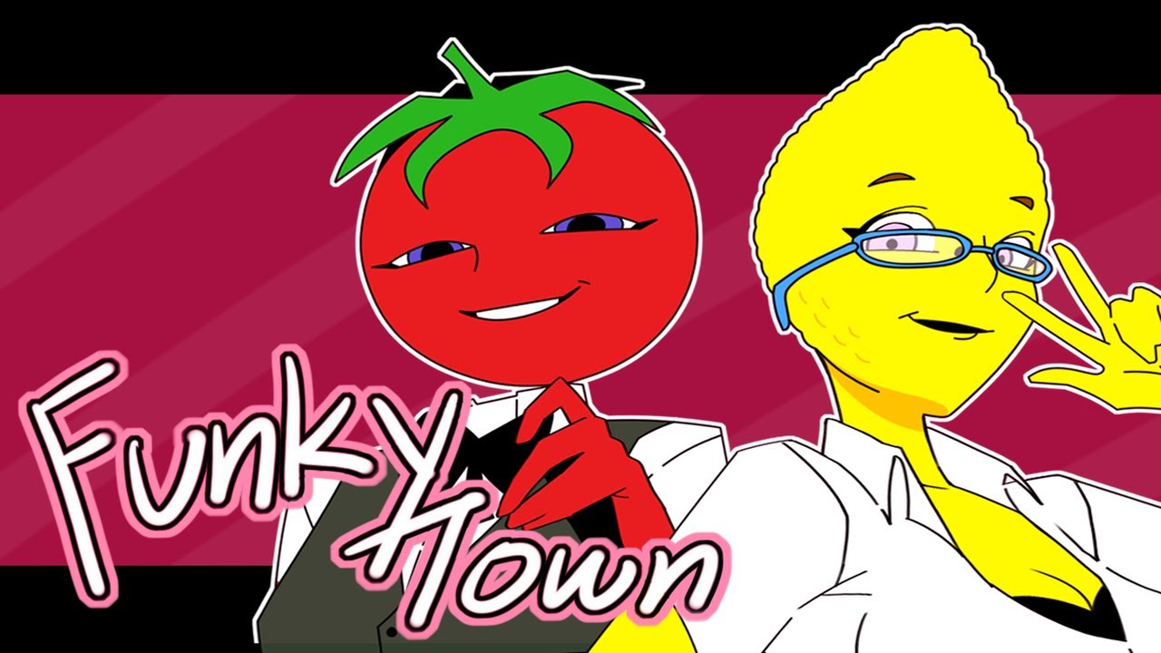 旋 转 果 蔬【Funky Town MEME/番茄先生/柠檬小姐】 - YouTube