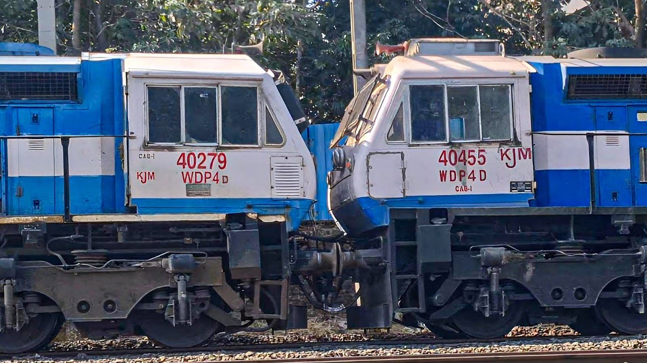 Parallel Race With ,9000 Horsepower Emd's | Train VS Bike | - YouTube