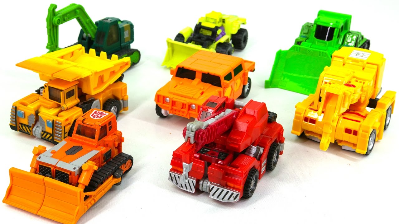 Transformers RID Carbot Construction LandFill Build King Truck ...