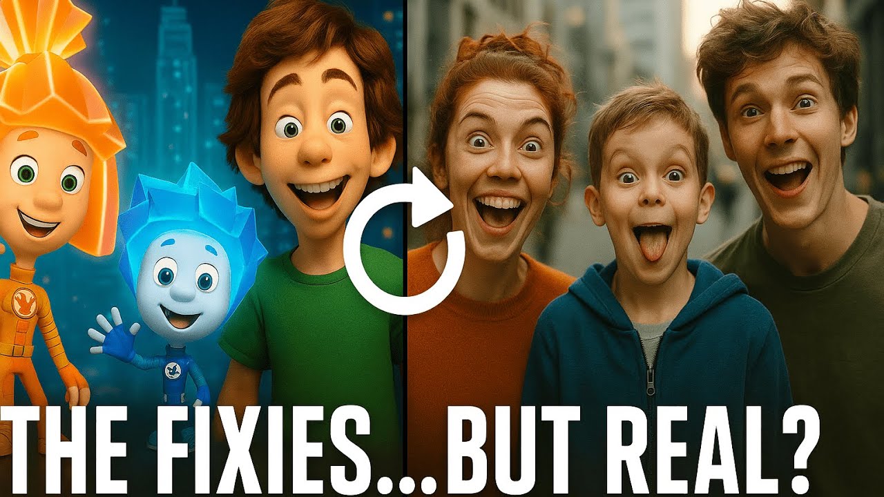 The Fixies Characters in the Real World - YouTube