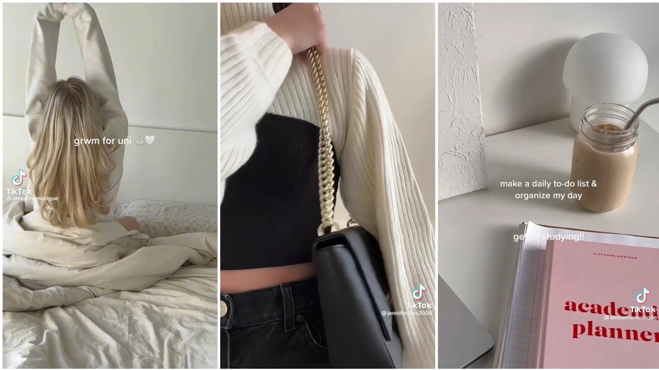 University Morning Routine TikTok Compilation - YouTube