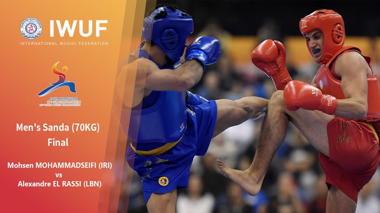 15th WWC Men's Sanda 70kg Final (Mohsen MOHAMMADSEIFI VS. Alexandre EL ...
