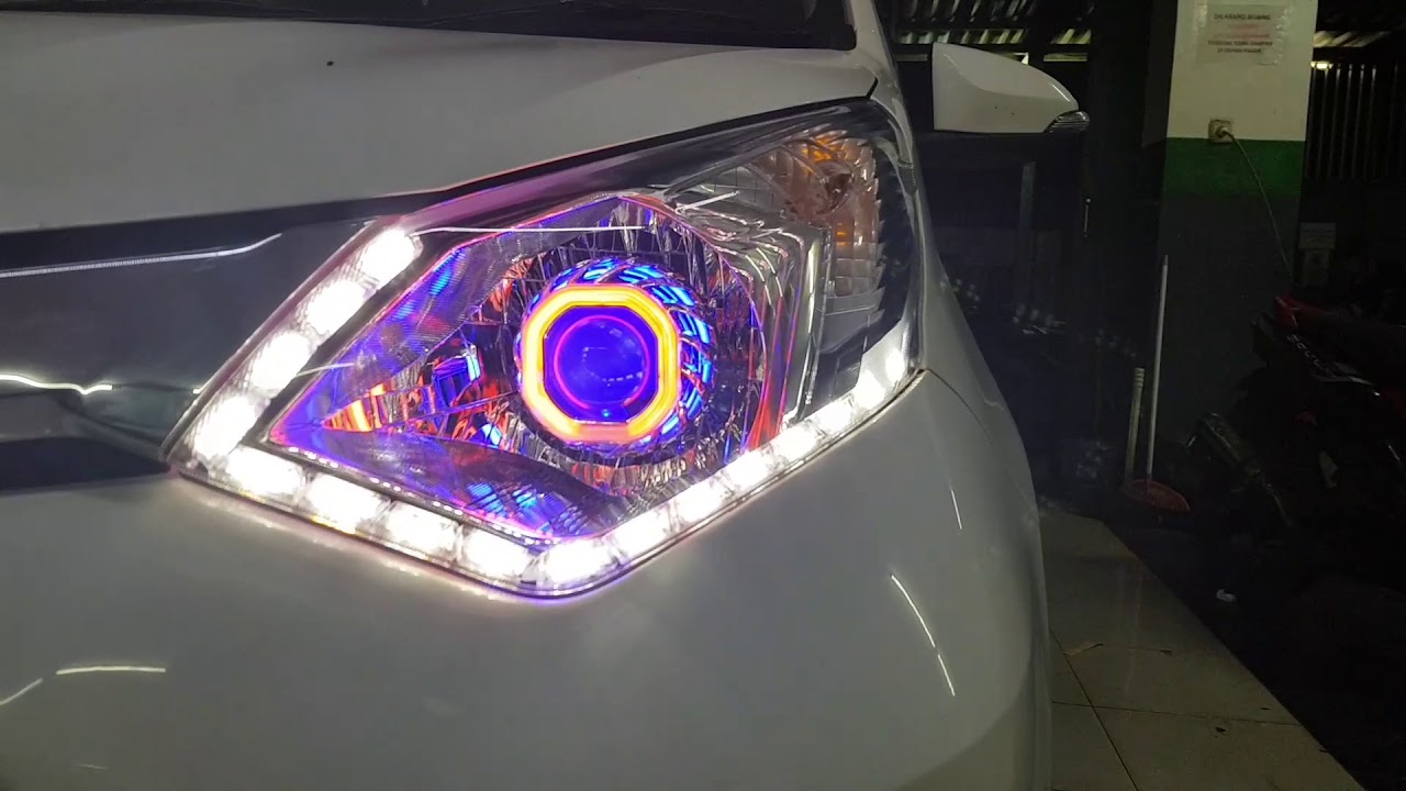 Headlamp Custom Projie & Sen Lexus Calya Sigra Club #143 - YouTube