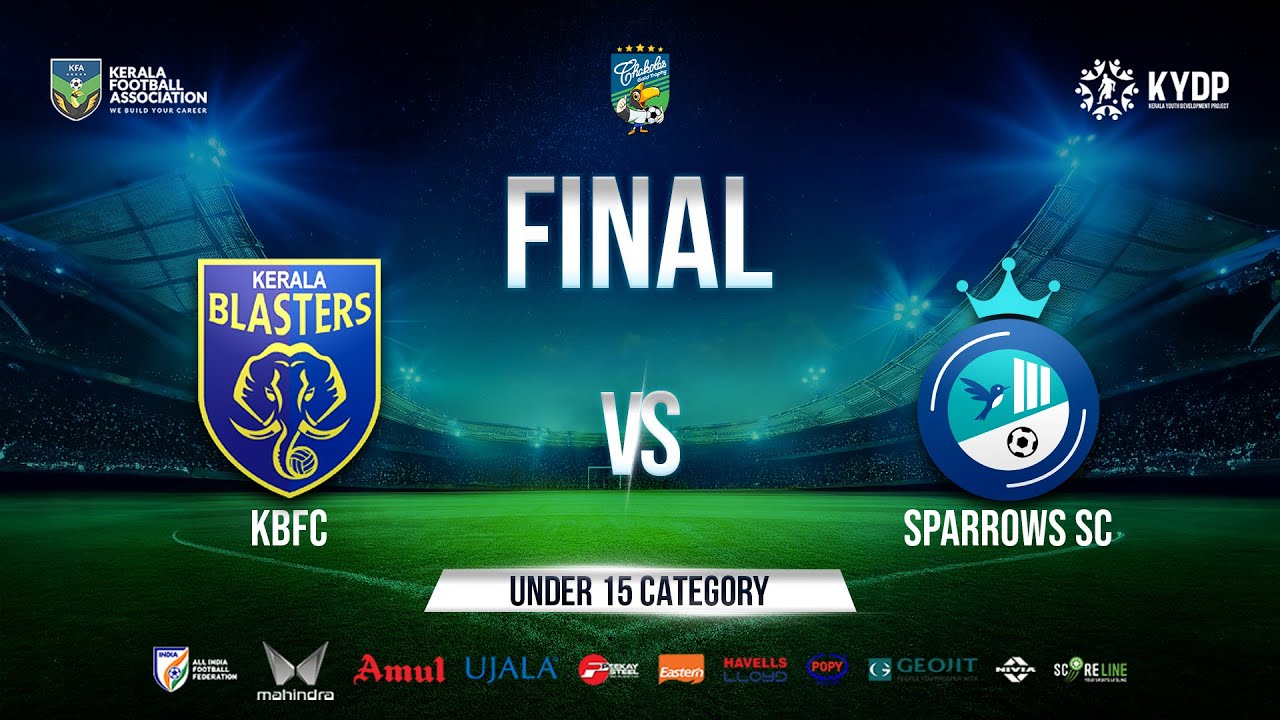 KBFC vs SPARROWS FC | CHAKOLAS GOLD TROPHY U-15 | KERALA FOOTBALL ...