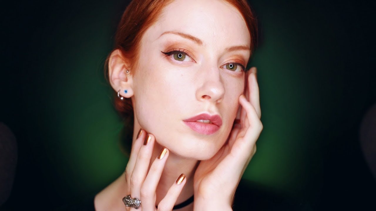 ASMR Soft Face Tapping Skin sounds / Whispered - YouTube