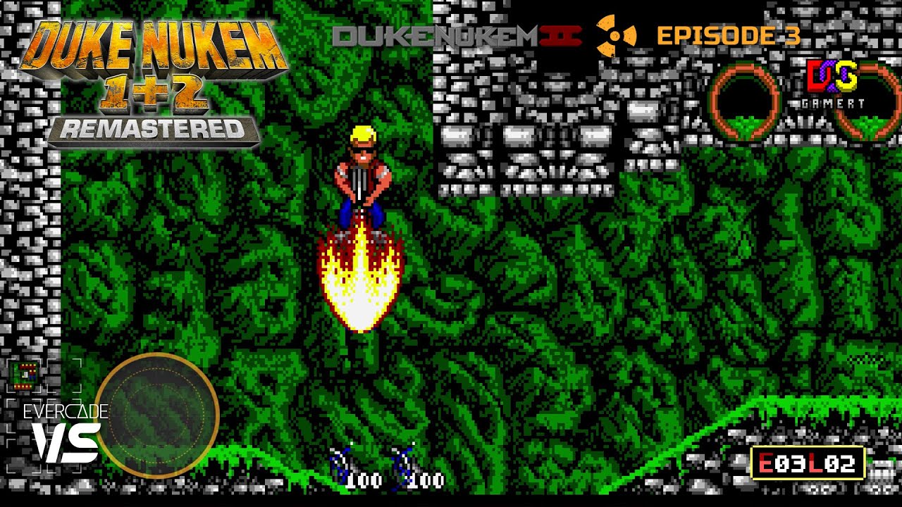Duke Nukem 1 & 2 Remastered - Duke Nukem 2 - Episode 3: Level 2 (2023 ...