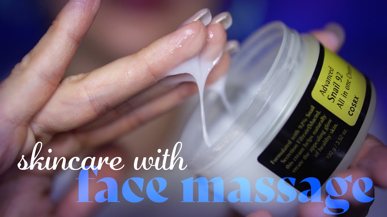 ASMR ~ Skincare & Face Massage ~ Lotion, Layered Sounds, Personal ...