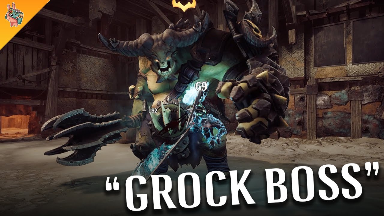 Darksiders 3 The Grock Boss fight - 4K 60 FPS No Commentary ULTRA HD ...