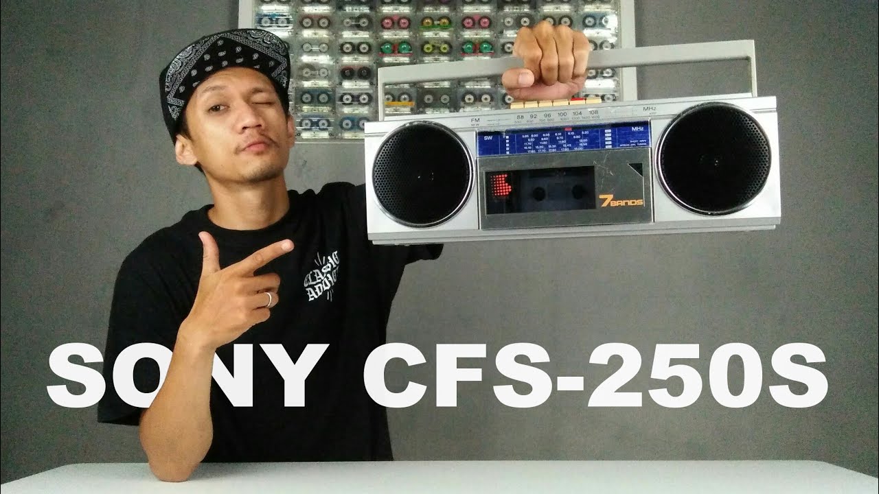 SONY CFS-250S | RADIO TAPE BOOMBOX - YouTube