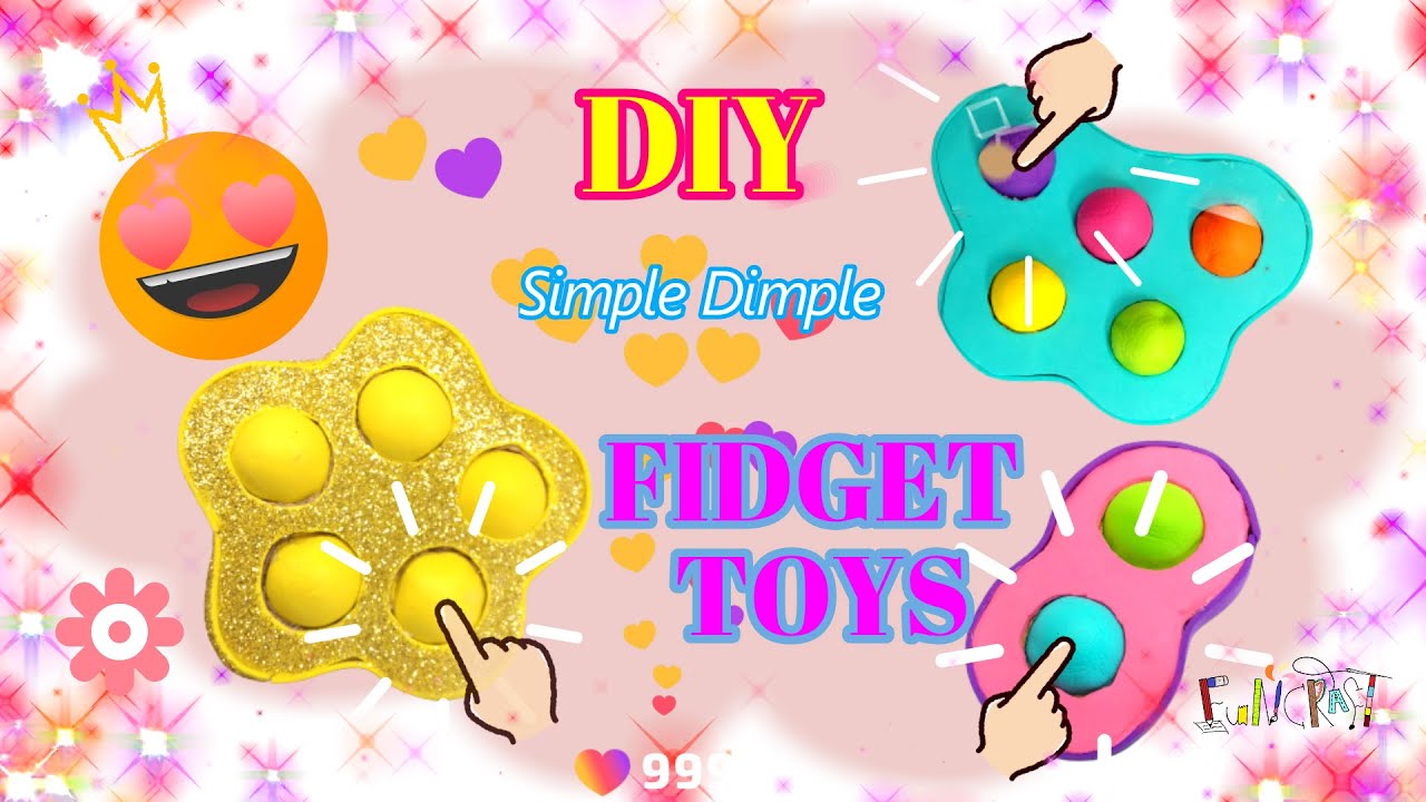 1：DIY : Pop it: Simple Dimple: Fidget Toys: How to make pop it：フィジット作り ...