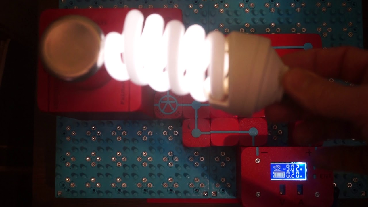 3D printed educational electronic puzzle game 18 Tesla coil - YouTube