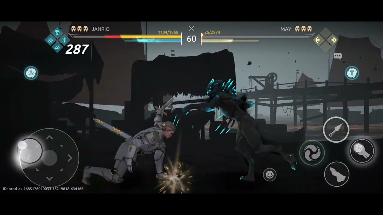 Three Swords Style Purgatory Onigiri Zoro Moves | Shadow Fight Arena 4 ...