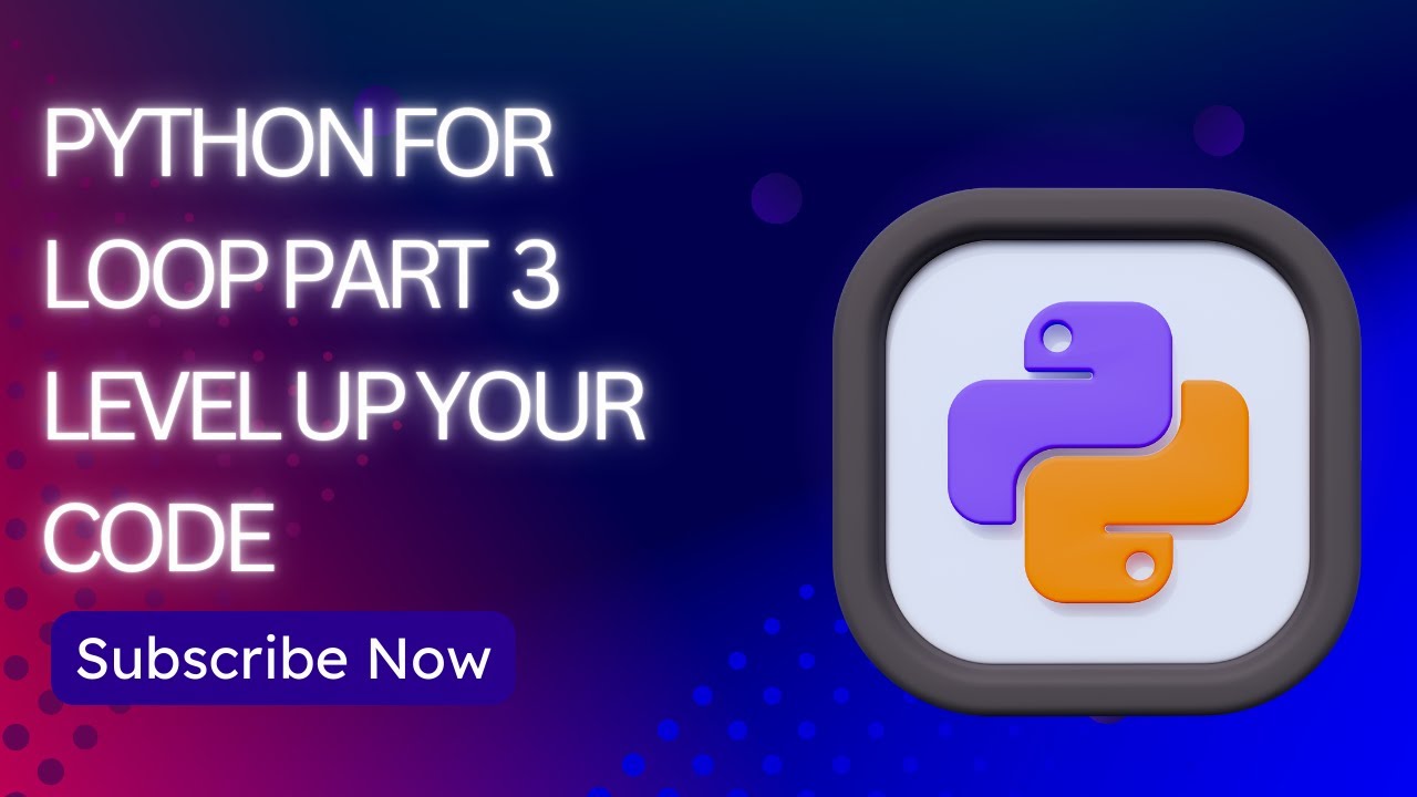 Python for Loop Part-3 | Loop Control Statements (break, continue, pass) - YouTube