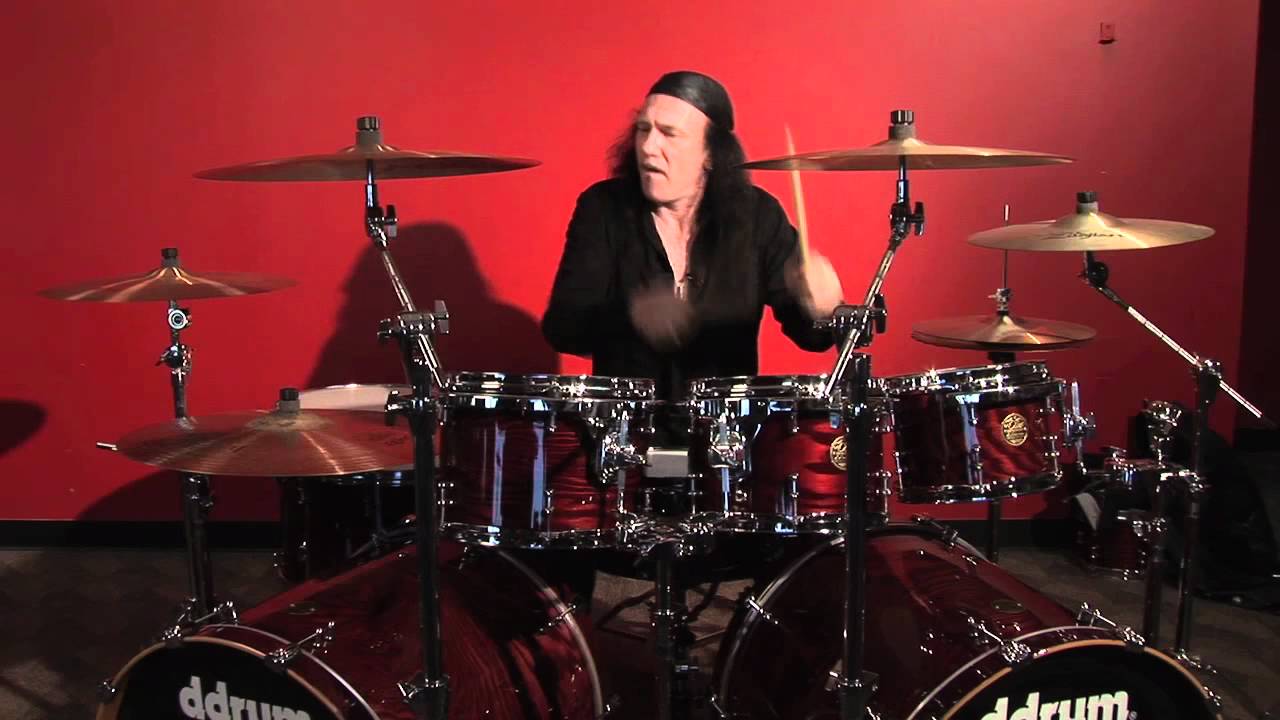 Anvil drummer Robb Reiner tests ddrum's Dios Ash kit - YouTube