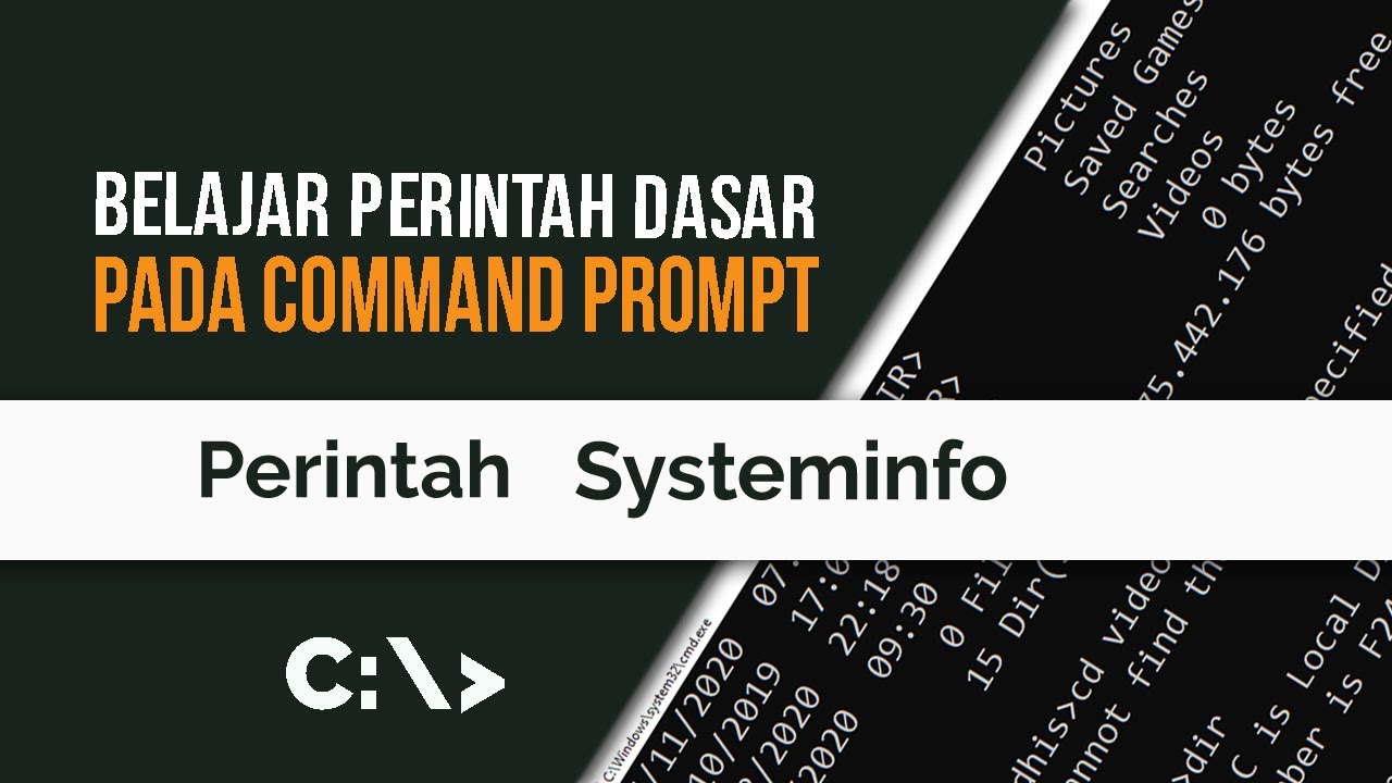 Belajar Command Prompt 44 | Cara Melihat Spesifikasi Laptop dengan ...