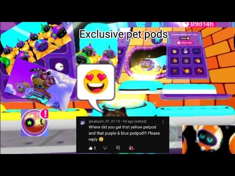 How to get exclusive pets from exclusive pet pods 😍🤩🙂‍↔️|watch full ...