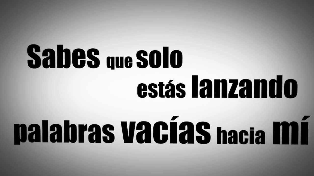 Christina Aguilera - Palabras Vacías (Lyrics Video) - YouTube