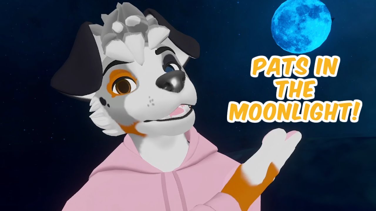 Furry ASMR | Kiba gives you pats in the moonlight! | #furryasmr - YouTube