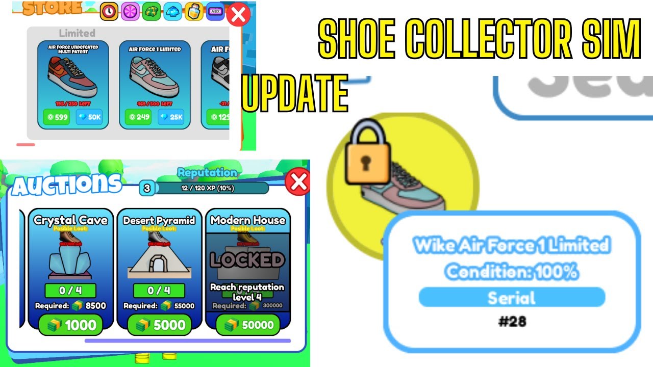 Shoe Collector Sim Update!!! (Roblox) - YouTube