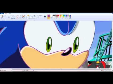 recolor of sonic to Shadow part 1 - YouTube