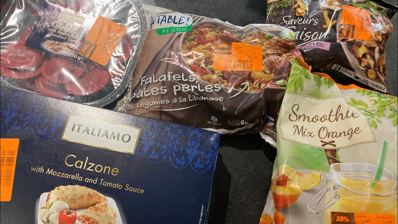 Retour de courses Lidl spécial promos rayon des congelés ! Sortie ou ...