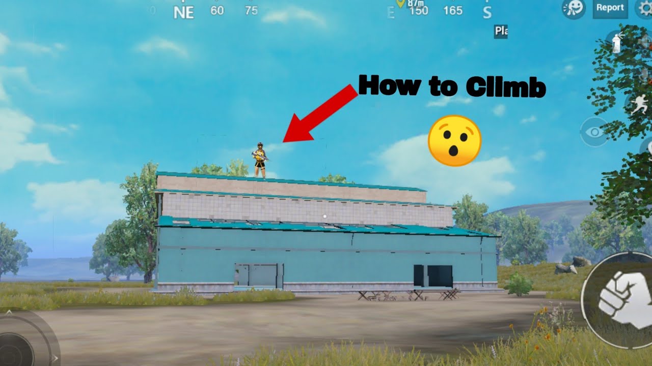 How to climb shelter warehouse in pubg mobile | How to climb green ...