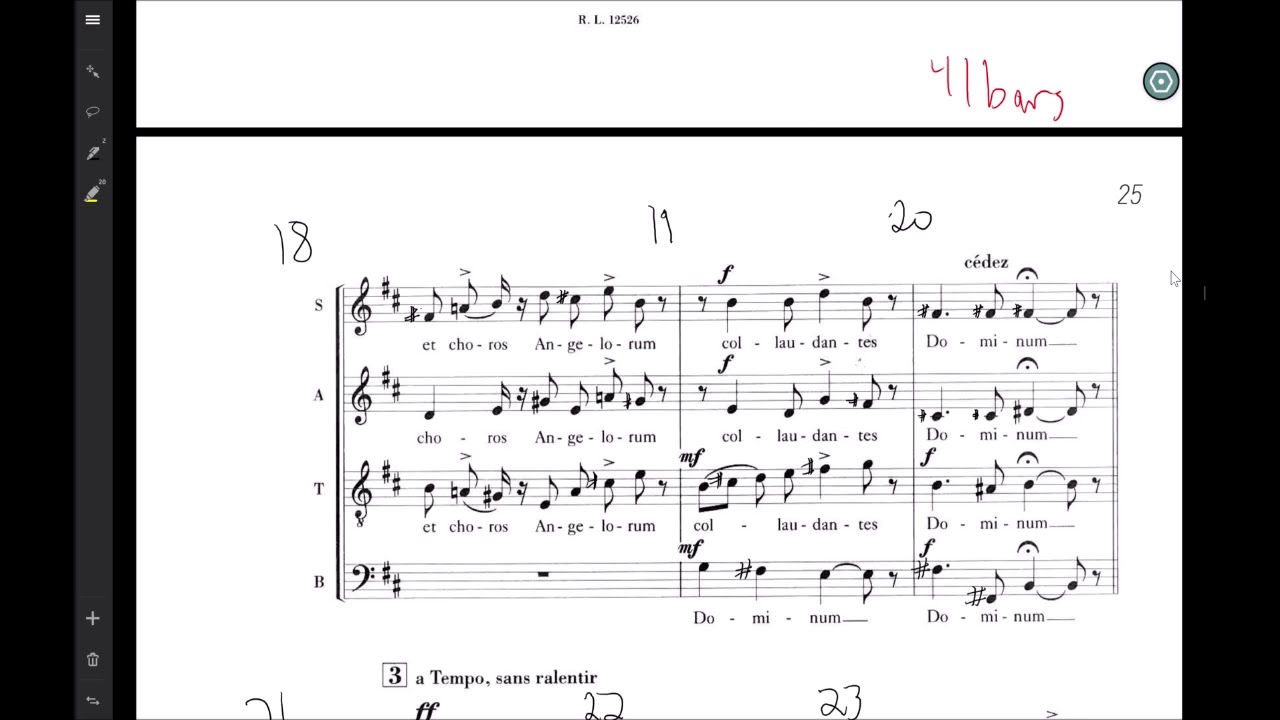 #corde Poulenc - 4 Motets de Noel - 2. (Soprano I) - YouTube