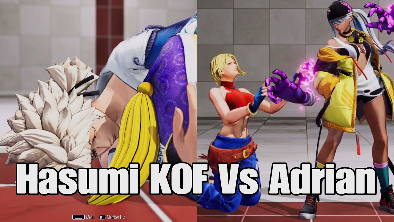 The King of Fighters XV Hasumi KOF (Isla Khronen Meitenkun) Vs Adrian ...