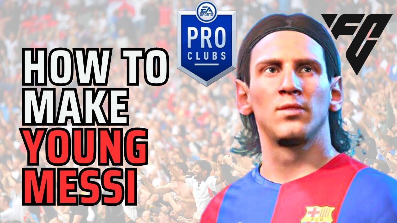 How to Make Young Messi in EA FC 24 - YouTube