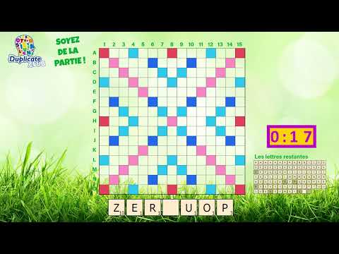 🧪🔠📺 Scrabble duplicate vidéo - Animation club avec aide IA - Test à Tournefeuille (31, France)
