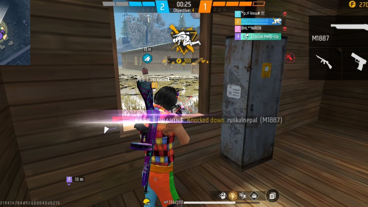 1vs4 cs mode last jon, Prabin Rana magar 👍 - YouTube