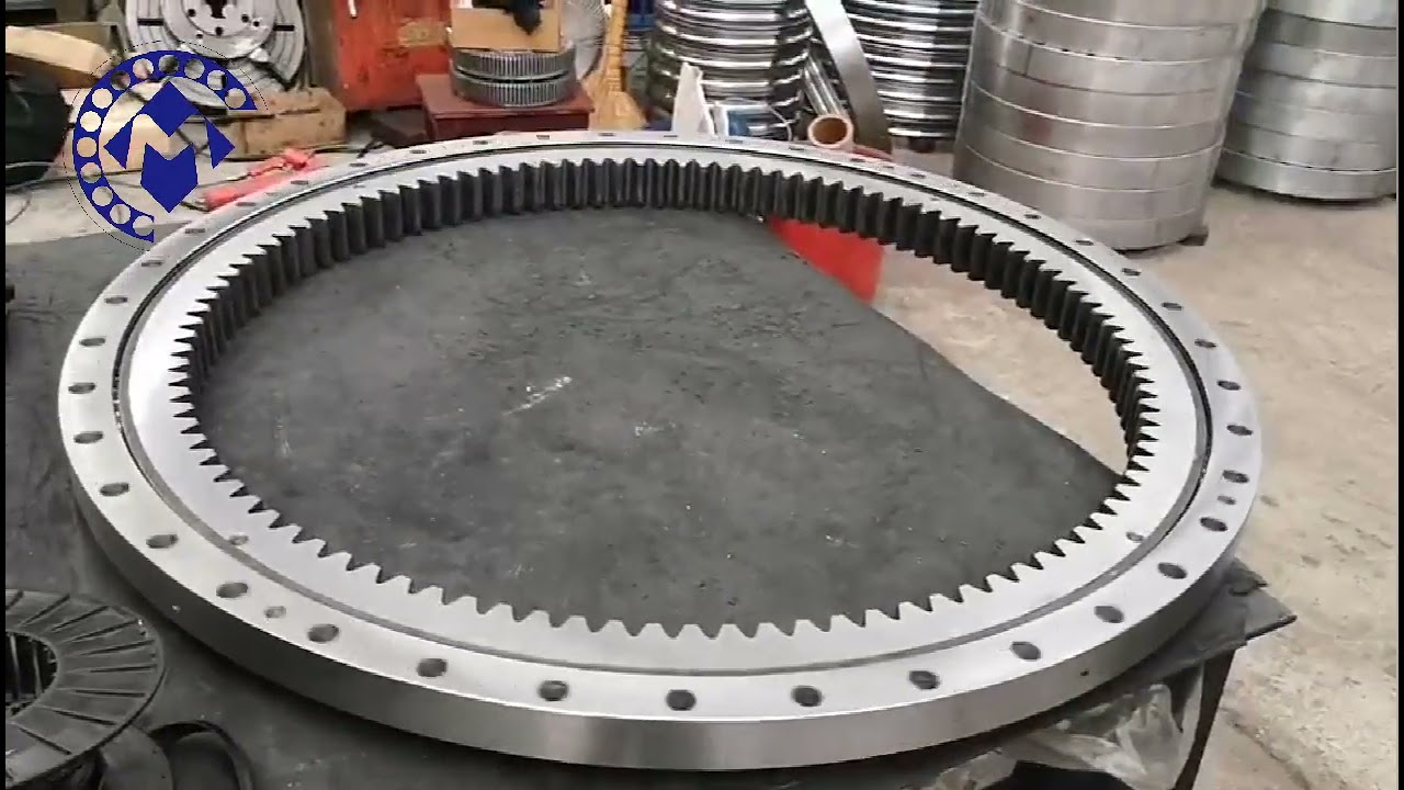 Rothe Erde slewing bearing - YouTube
