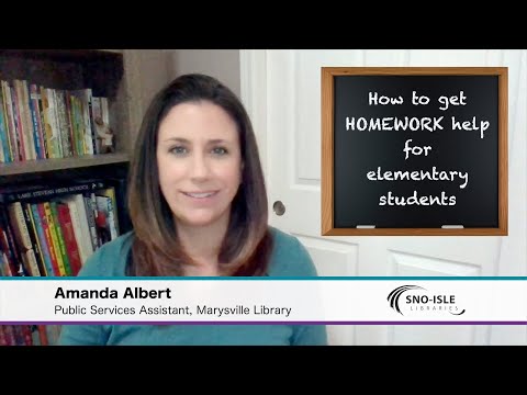 How to Get Homework Help for Elementary Students - YouTube