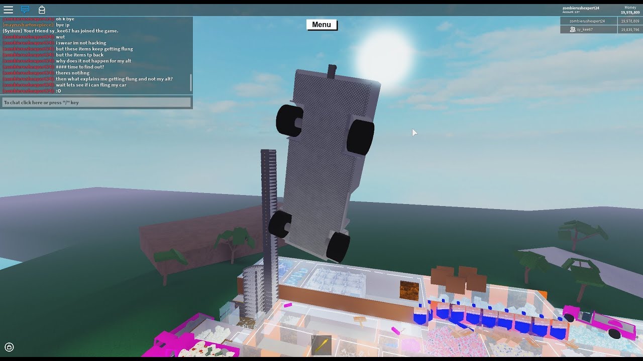 Roblox LT2- Another Flinging Glitch - YouTube