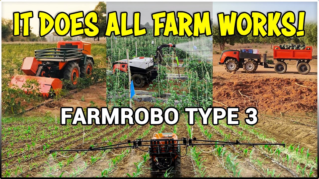 Will FarmRobo Type 3 Replace Tractors and Tillers? Amazing Driverless ...
