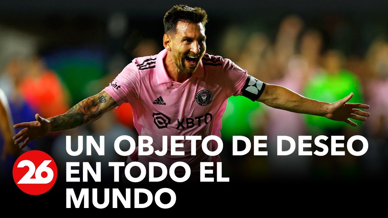 Récord de ventas de la camiseta rosa de Messi y el Inter Miami | Videos ...