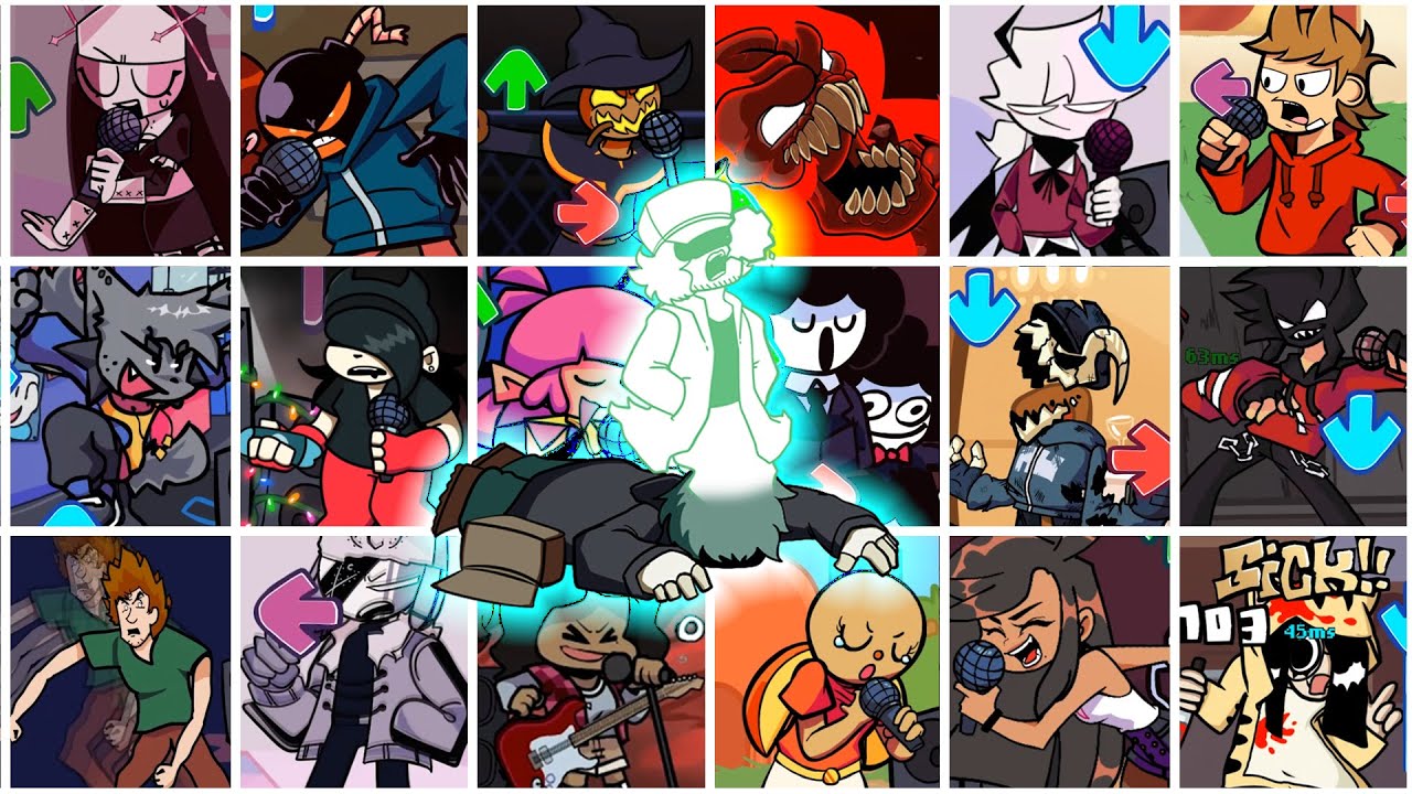 FNF Nerves But - Different Characters Sing It VS Garcello - FNF UTAU ...